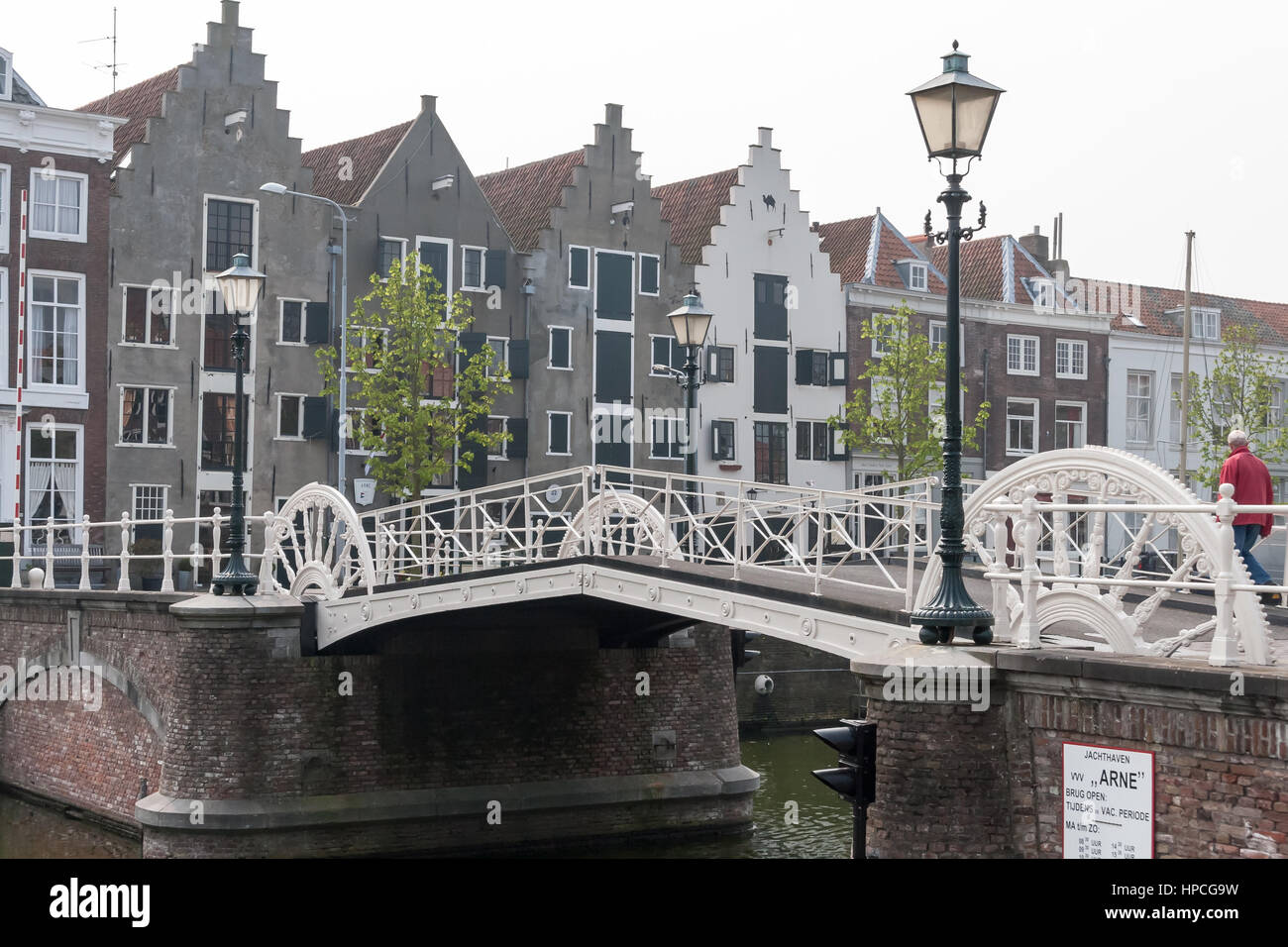 Historic Counterpoise Bridge in Middelburg, Zeeland, Holland, The ...