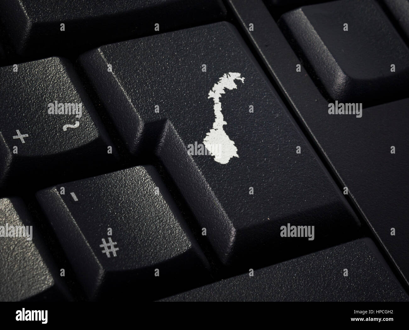 Norwegian keyboard hi-res stock photography and images - Alamy