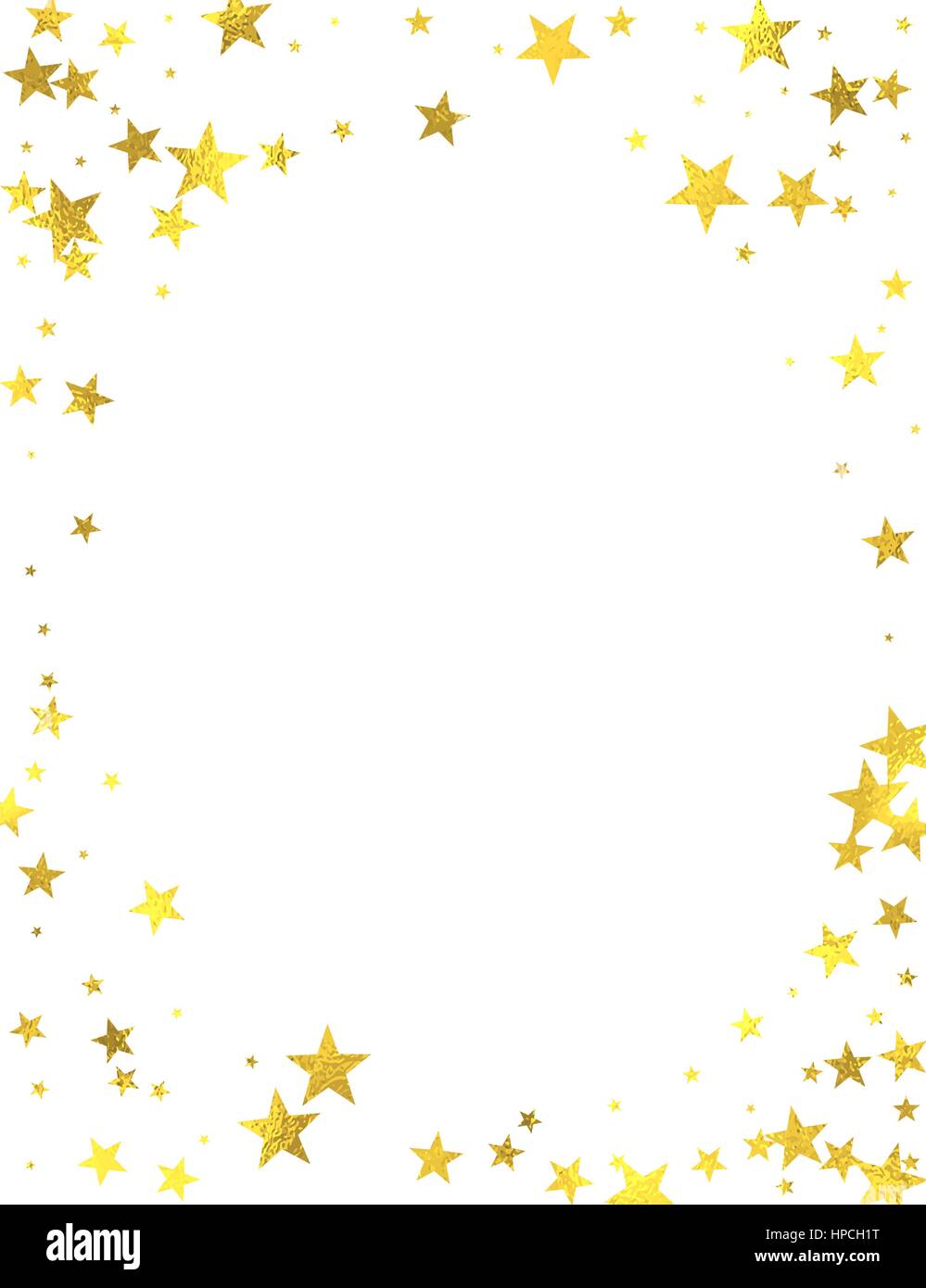 Gold Star Page Border