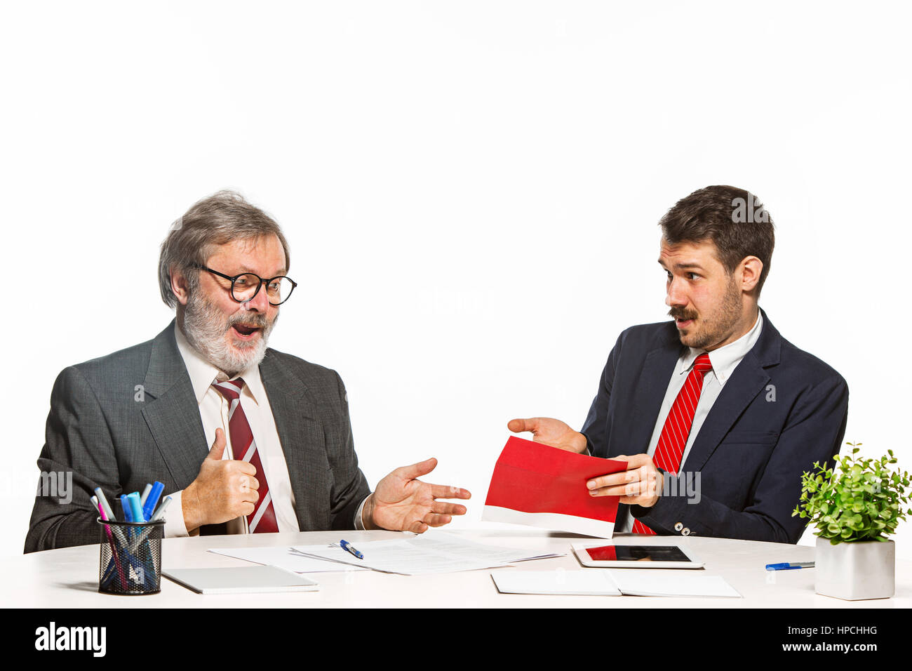 Mature businessman bribe on hi-res stock photography and images - Alamy