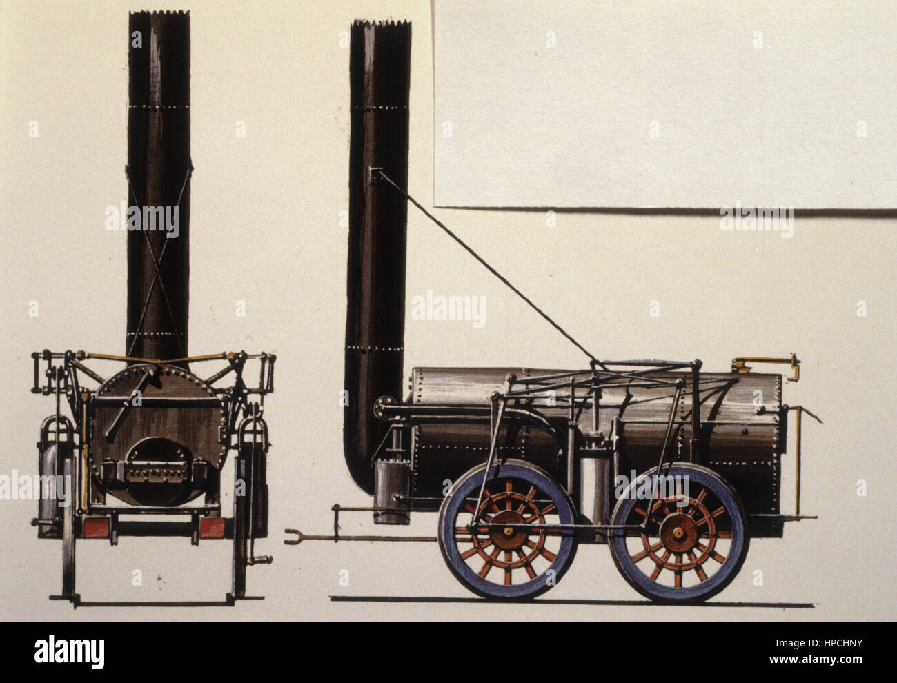 George stephenson rocket hi-res stock photography and images - Alamy