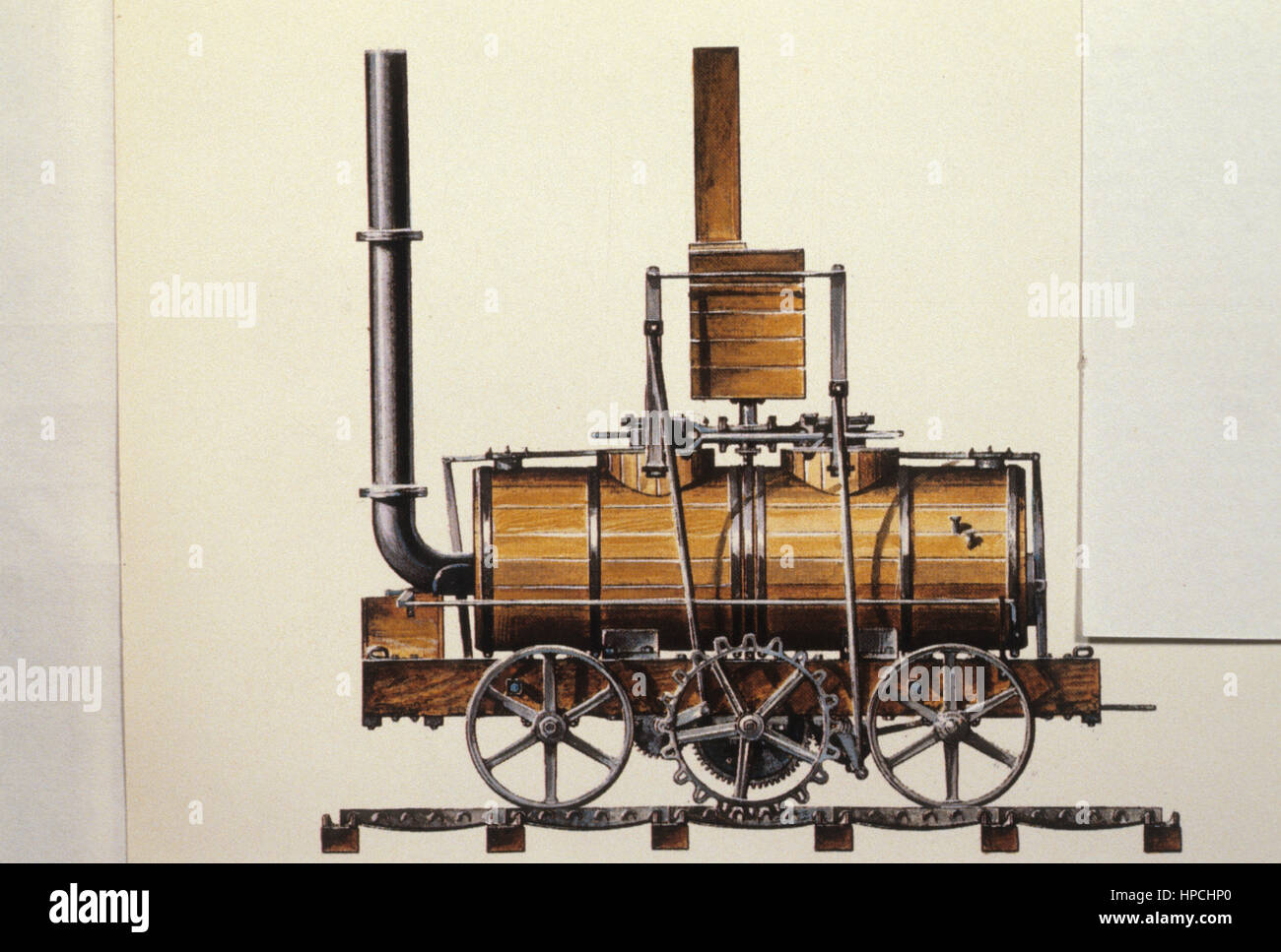 salamanca locomotive john Blenkinsop Stock Photo - Alamy