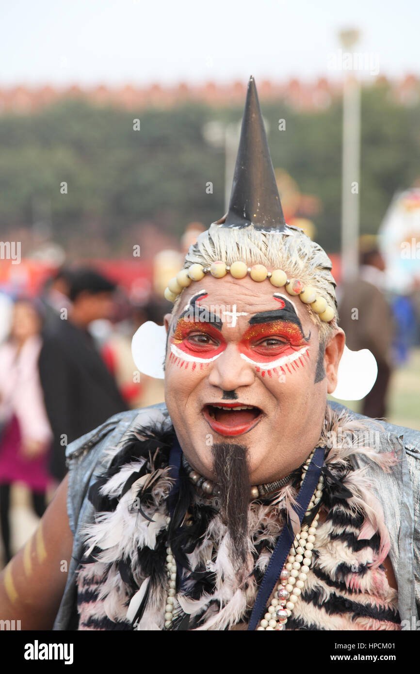 Indian Man Performing Folk Stories. Traditional Performer Events, India ...