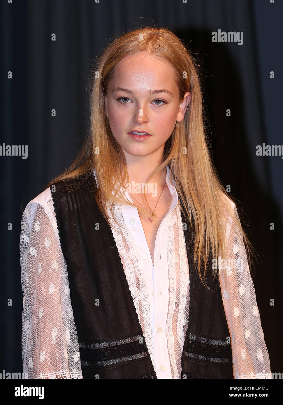Jean Campbell attending the Burberry London Fashion Week Show at Makers ...