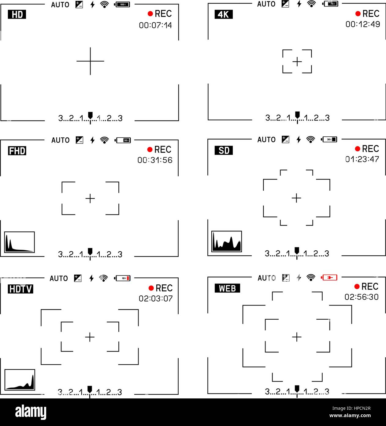 Camera viewfinder transparent background hi-res stock photography and ...
