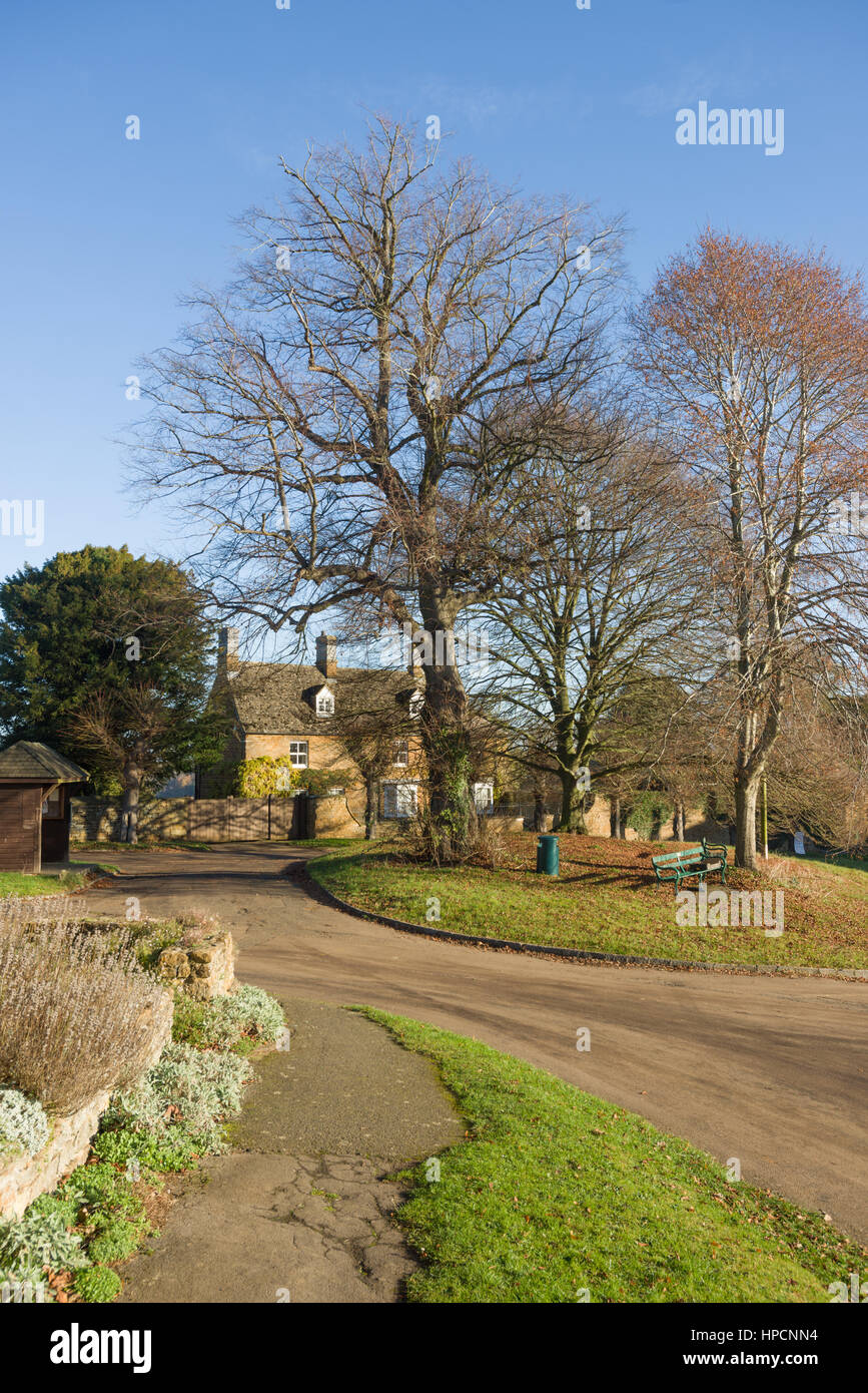 The village green, Shenington, Five miles west of Banbury, Oxfordshire ...
