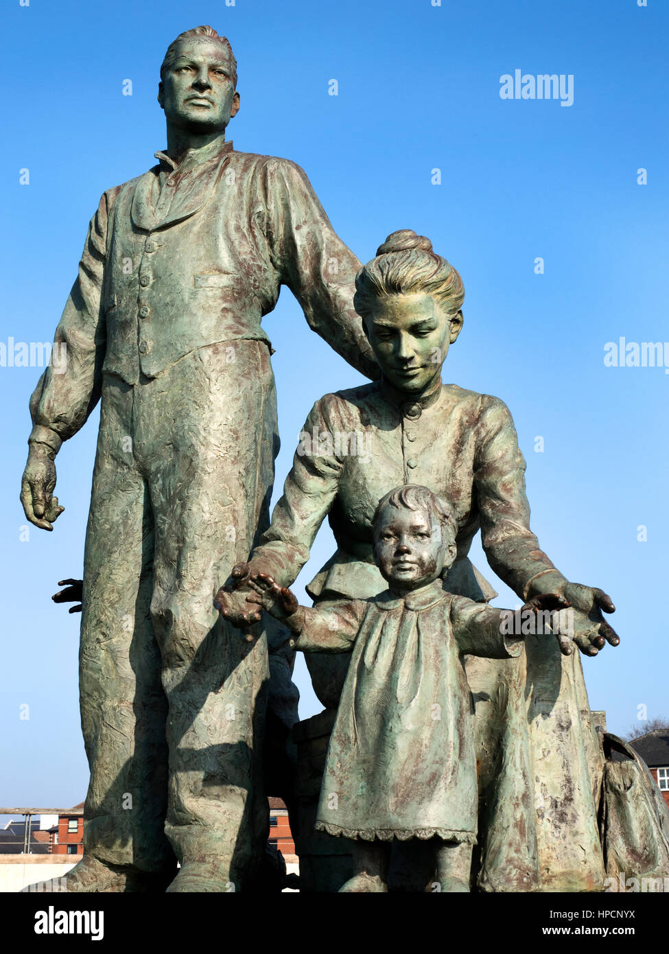 Neil Hadlock Sculpture Depicting Migrants from Northern Europe ...