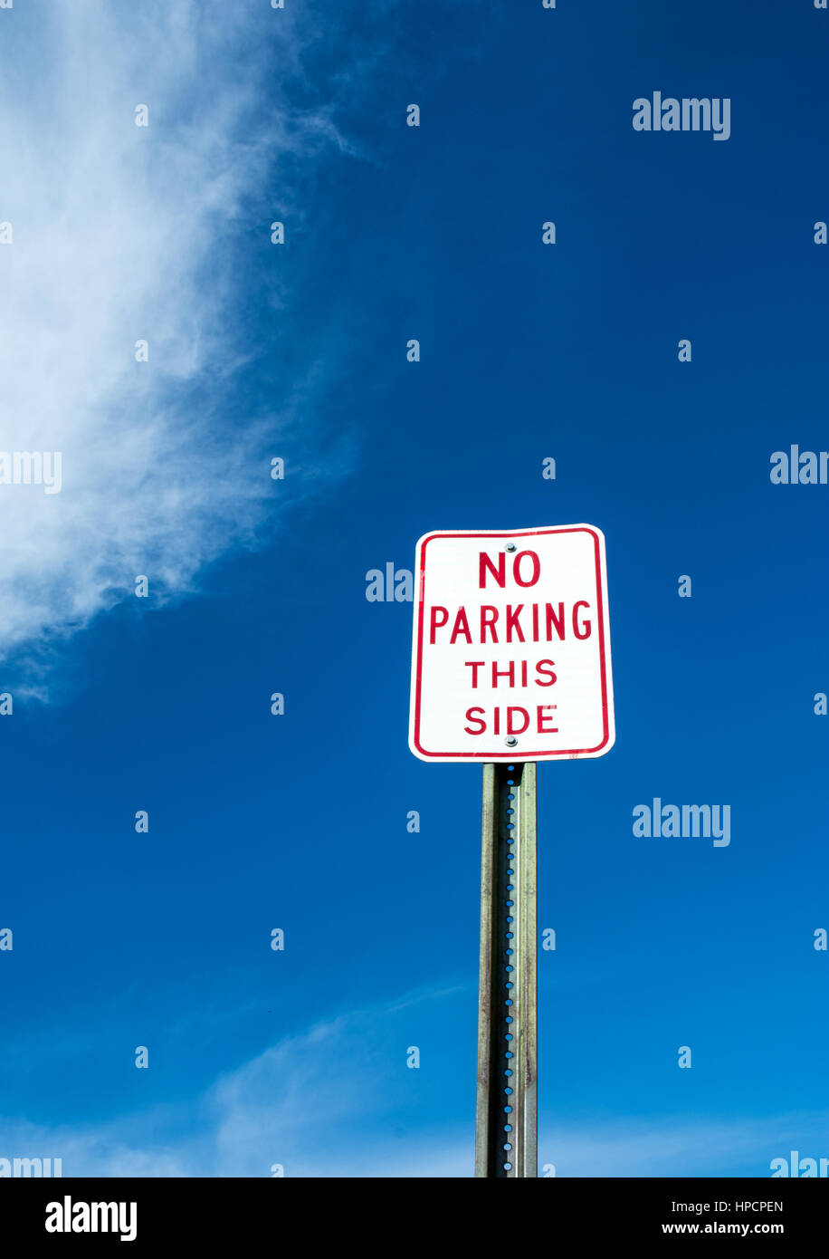 No Parking This Side Stock Photos & No Parking This Side Stock Images ...