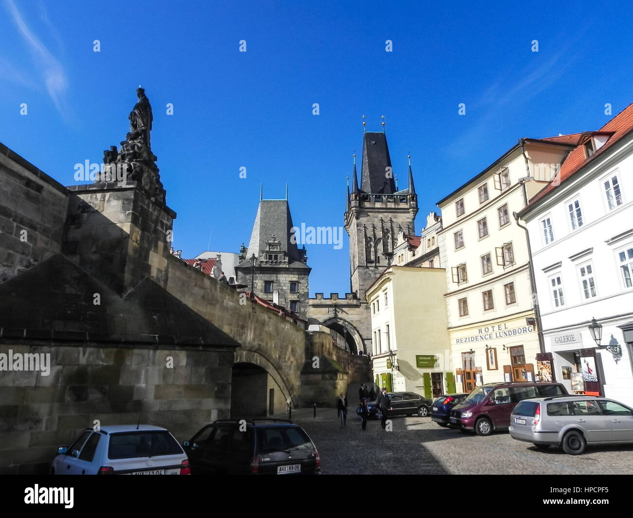 Prague, Czech Republic - August 23, 2016: Attractions of city Prague ...