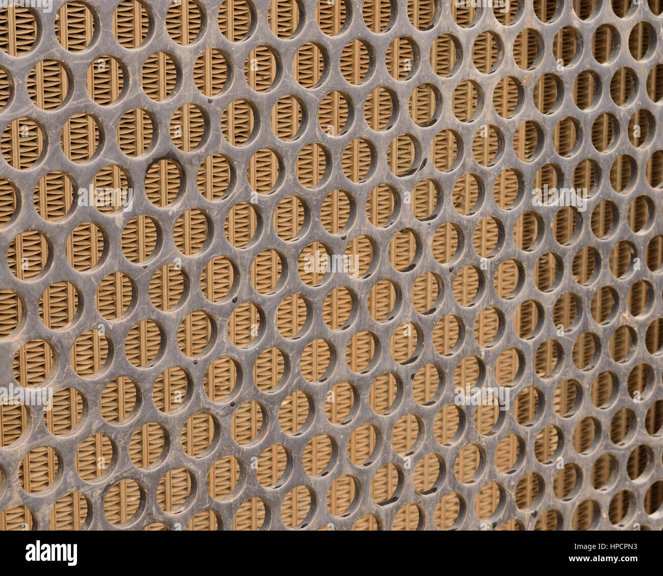 Bulldozer Grill Closeup Stock Photo - Alamy