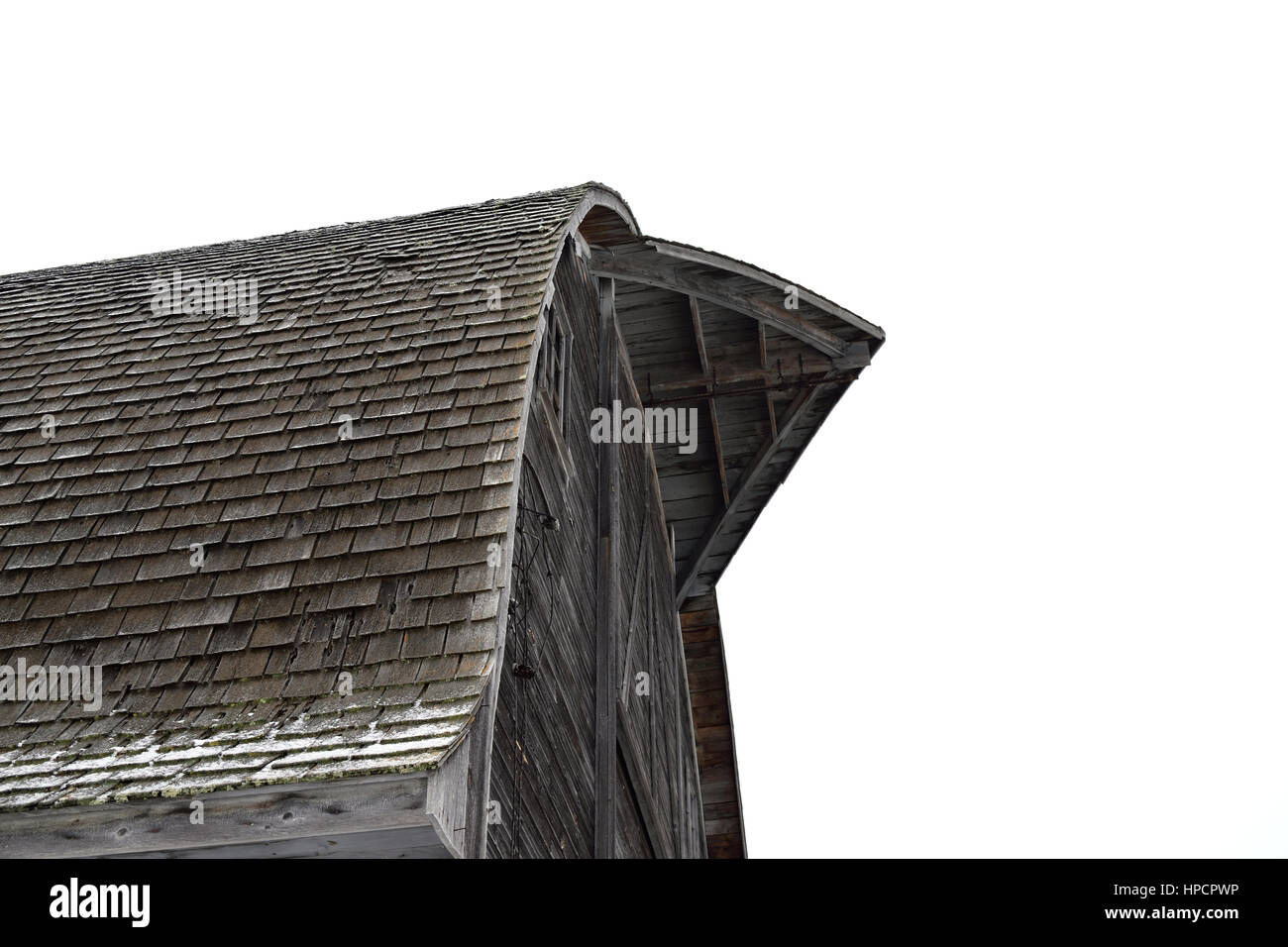 Side View of American Barn Stock Photo - Alamy