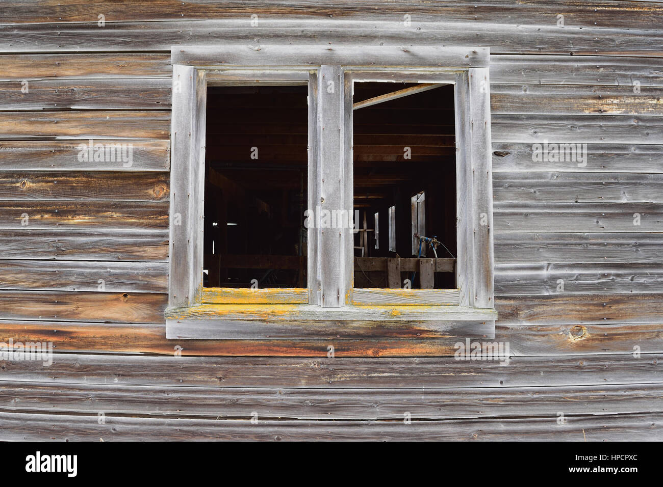 Barn Wood and Window Stock Photo - Alamy