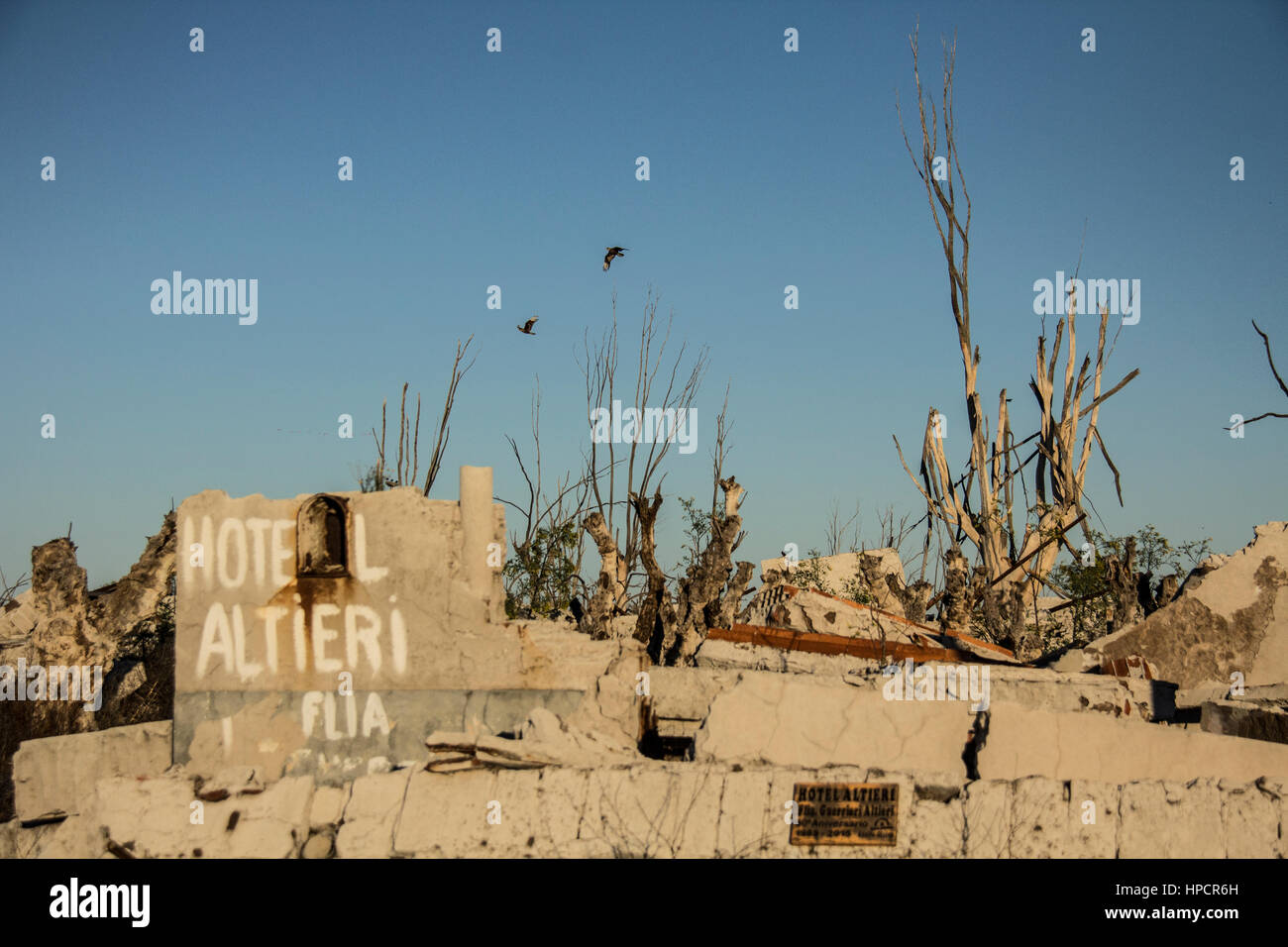 Submerged city of Epecuen Stock Photo - Alamy