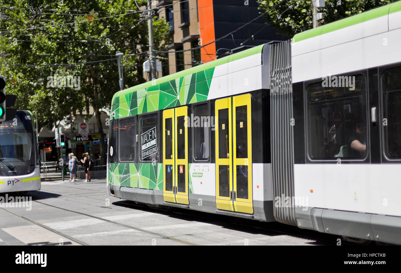 Melbourne tramway network hi-res stock photography and images - Alamy