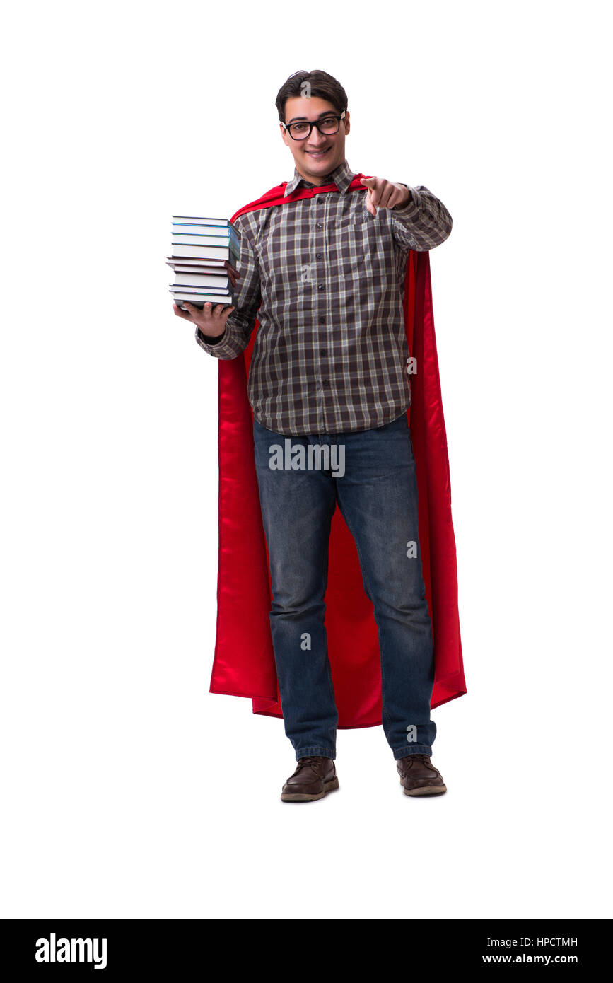 Superhero reading book Cut Out Stock Images & Pictures - Alamy