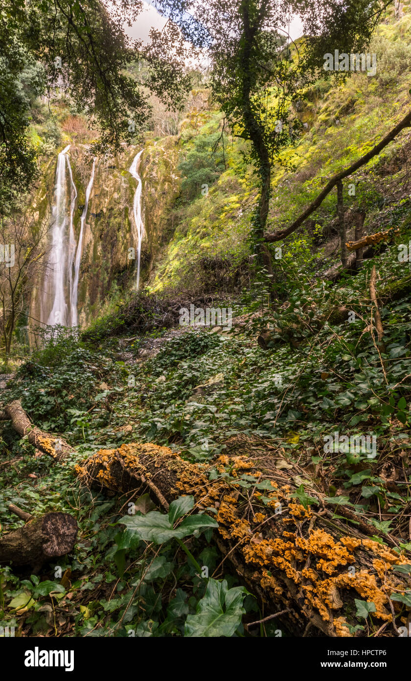 Nymfes waterfall in Corfu Greece Stock Photo - Alamy