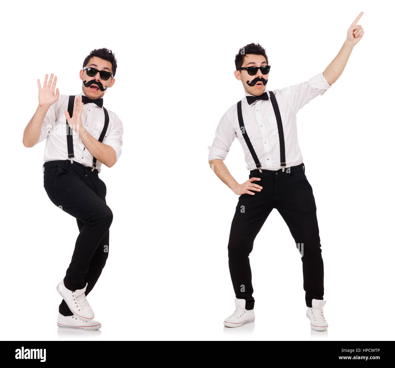 Young positive man isolated on white Stock Photo - Alamy