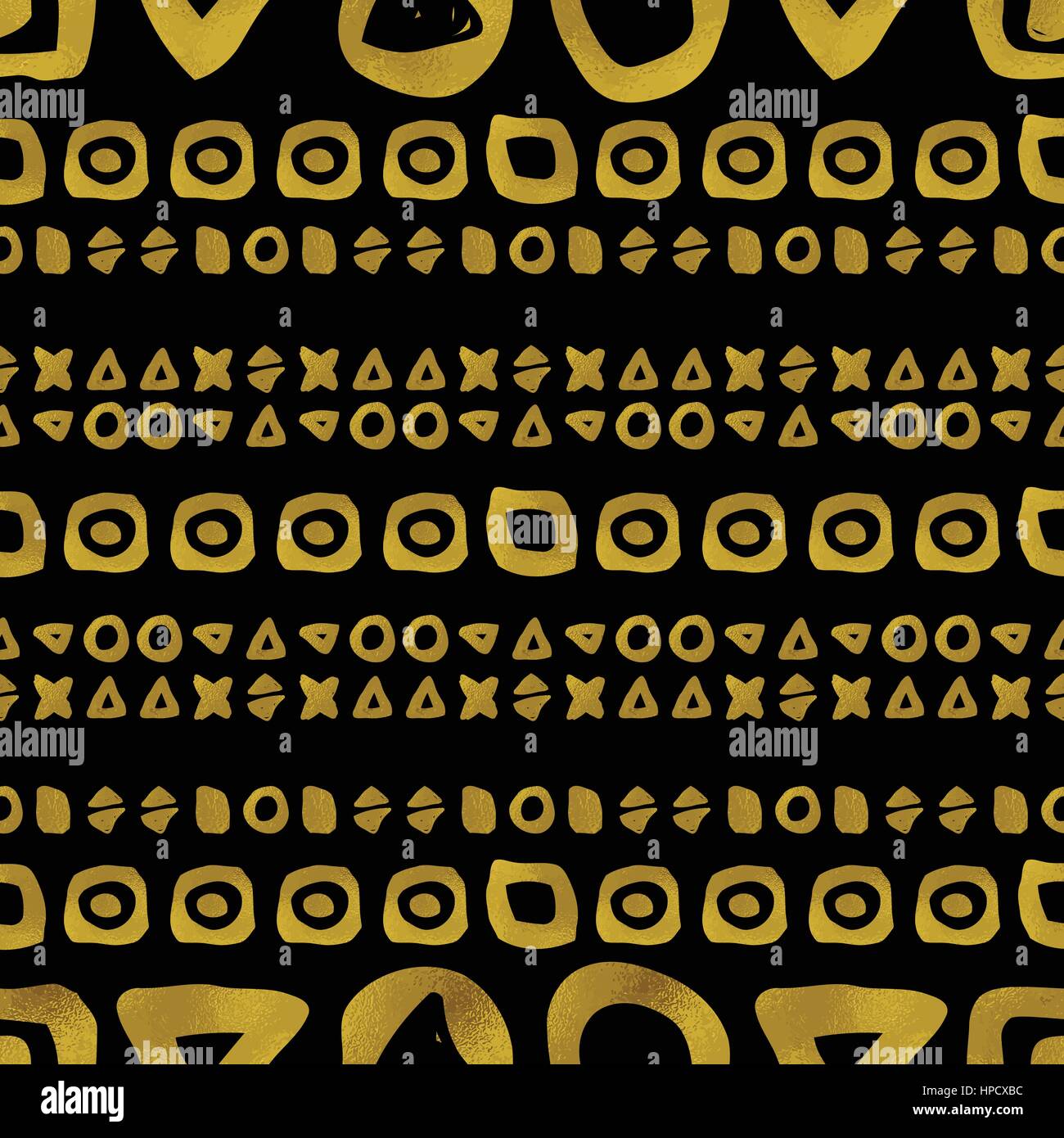 Geometric black and gold seamless pattern Stock Vector Image & Art - Alamy