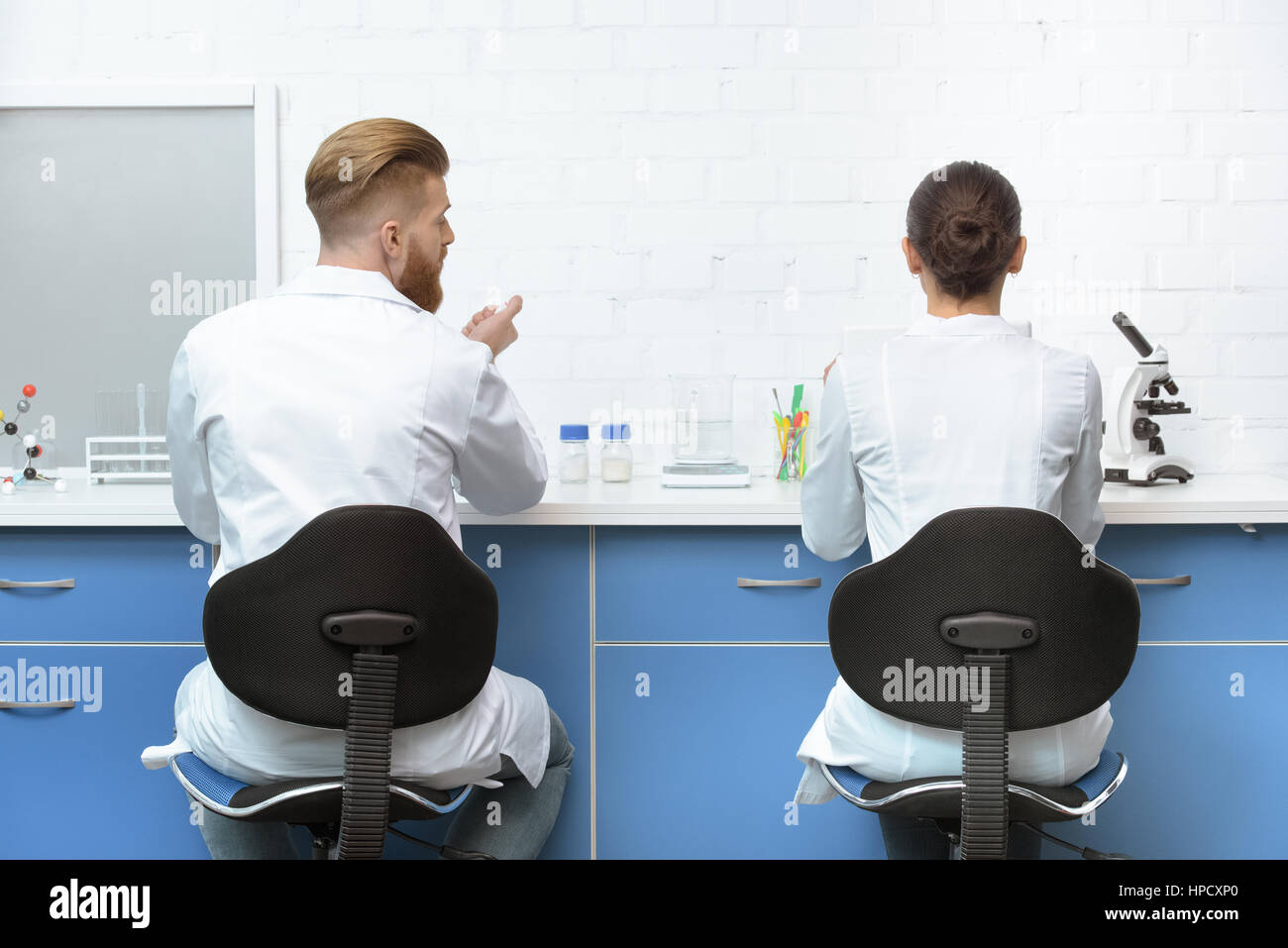 Lab work background hi-res stock photography and images - Alamy