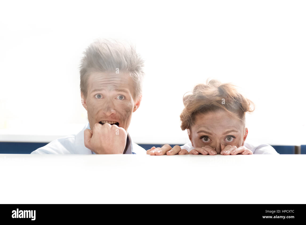 Scientists in laboratory experiment Cut Out Stock Images & Pictures - Alamy