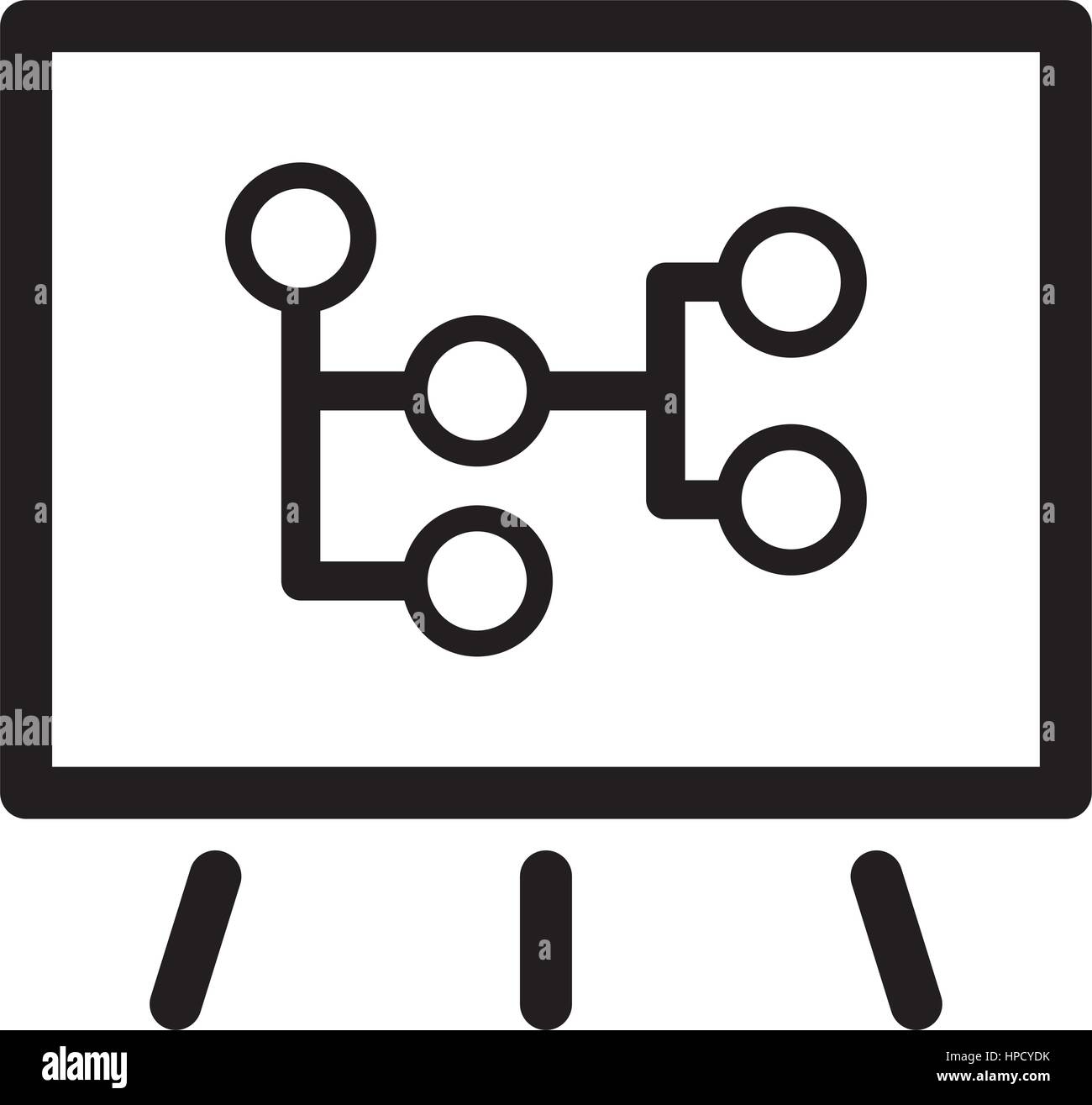 Mind Map Icon. Business Concept. Flat Design Stock Vector Image & Art ...