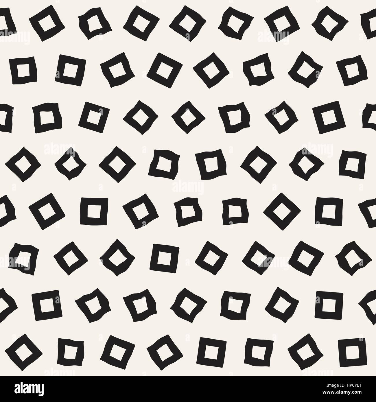 Stylish Doodle Scattered Shapes. Artistic Hand Drawn Texture. Vector ...