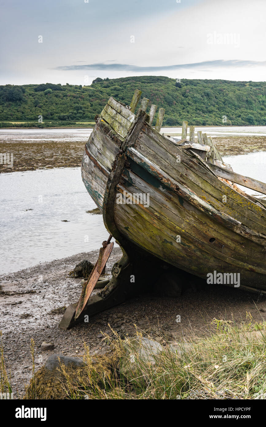 Dulas beach afon goch estuary hi-res stock photography and images - Alamy