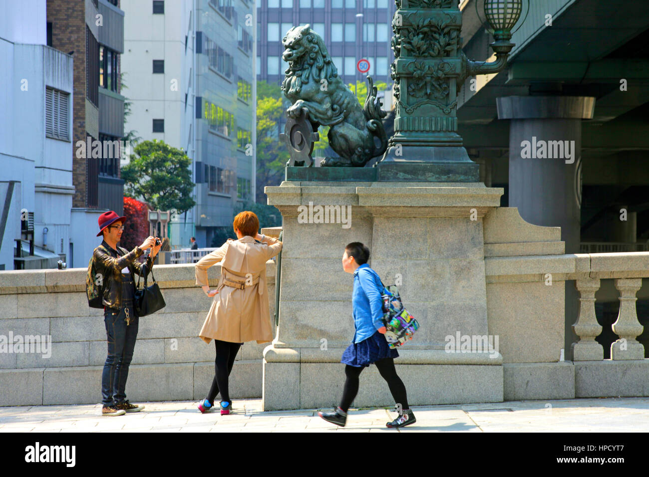 Nihonbashi Bridge Pavement Tokyo Japan Stock Photo - Alamy