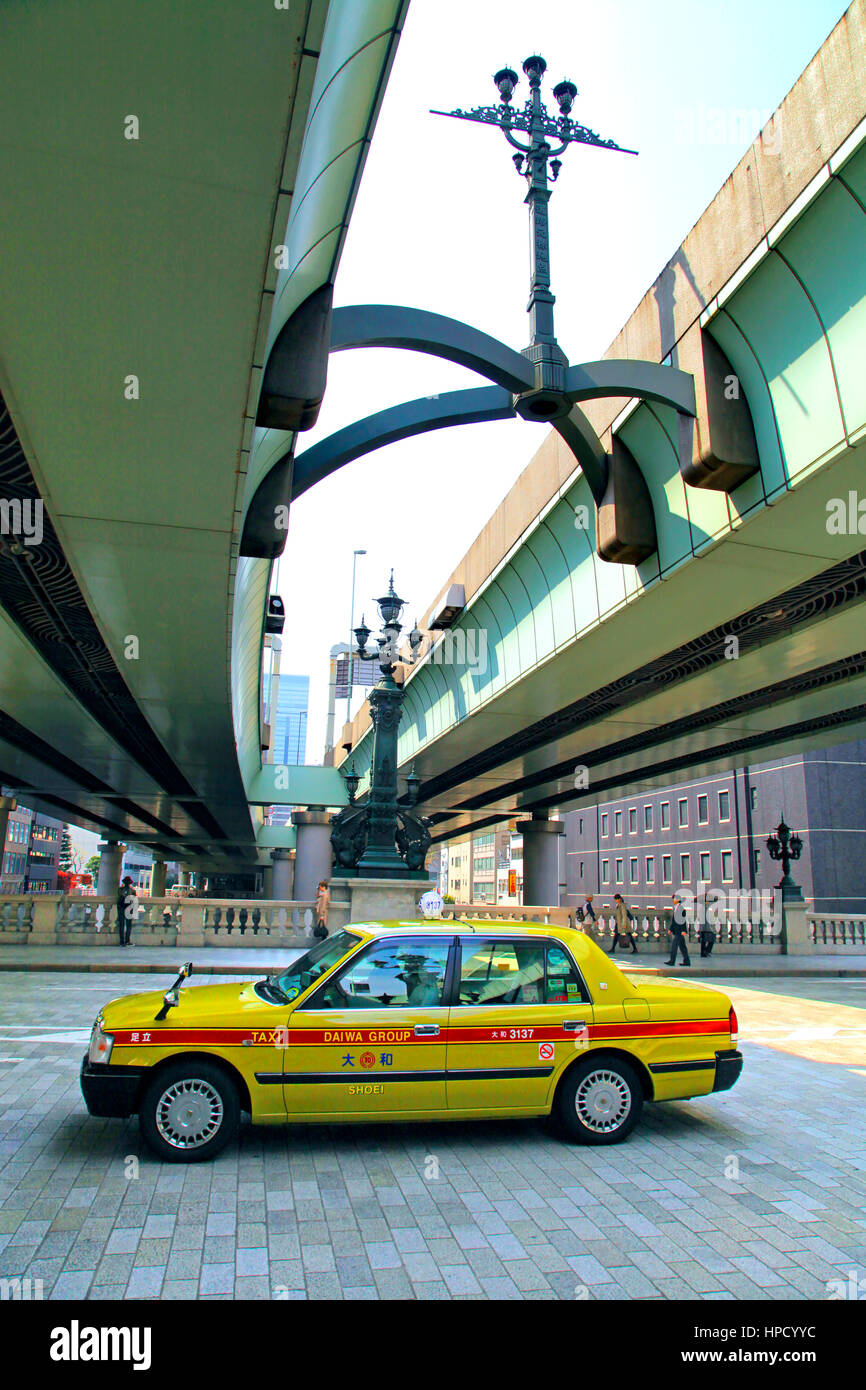 Metropolitan Expressway Runs Above Nihonbashi Bridge in Chuo Tokyo ...