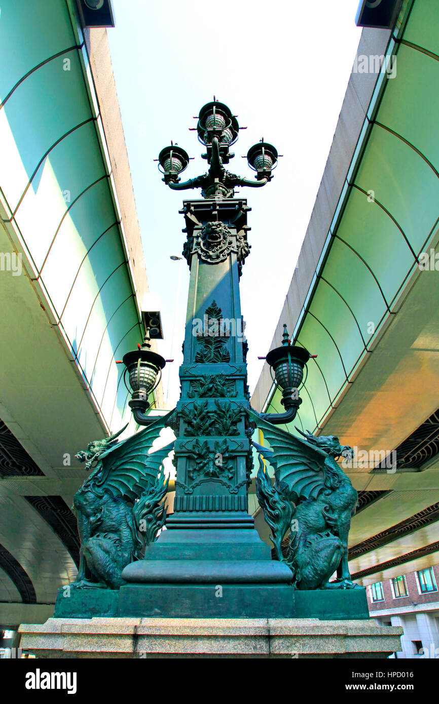 Metropolitan Expressway Runs Above Nihonbashi Bridge in Chuo Tokyo ...