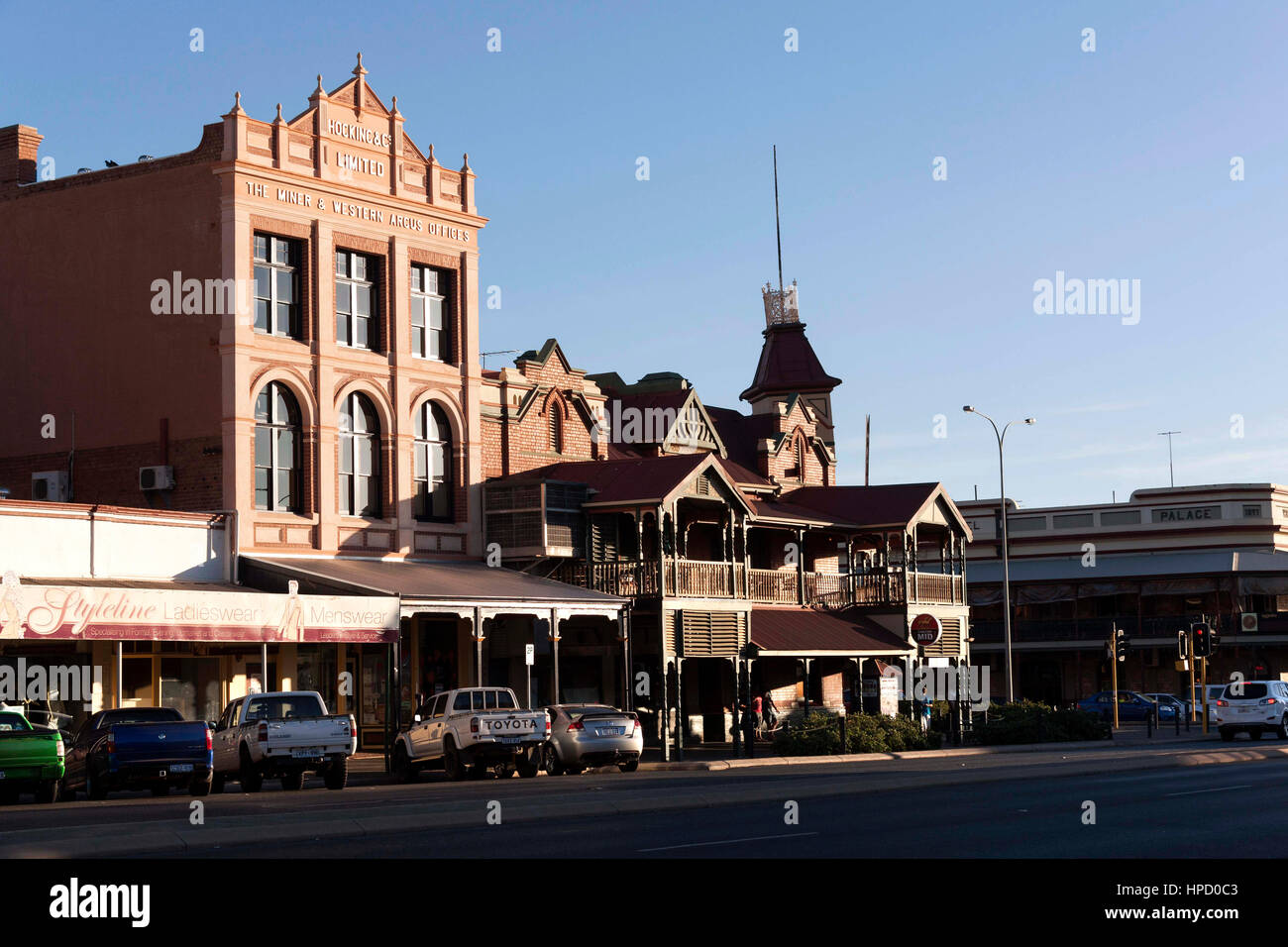 Kalgoorlie gold mining town street hi-res stock photography and images ...