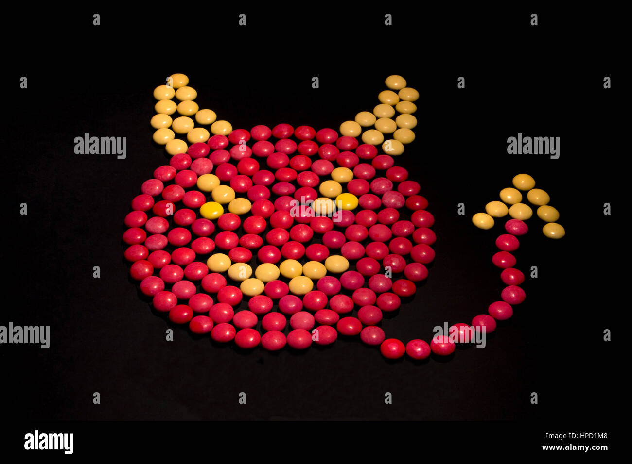 Devil made from candy Stock Photo - Alamy