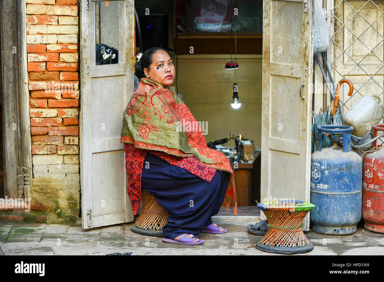 Faces of Nepali people in Kathmandu,Nepal Stock Photo - Alamy