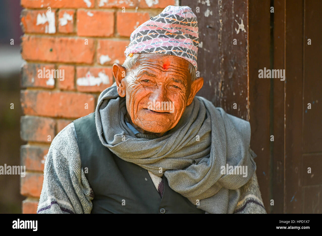 Faces nepali people in kathmandu nepal hi-res stock photography and ...