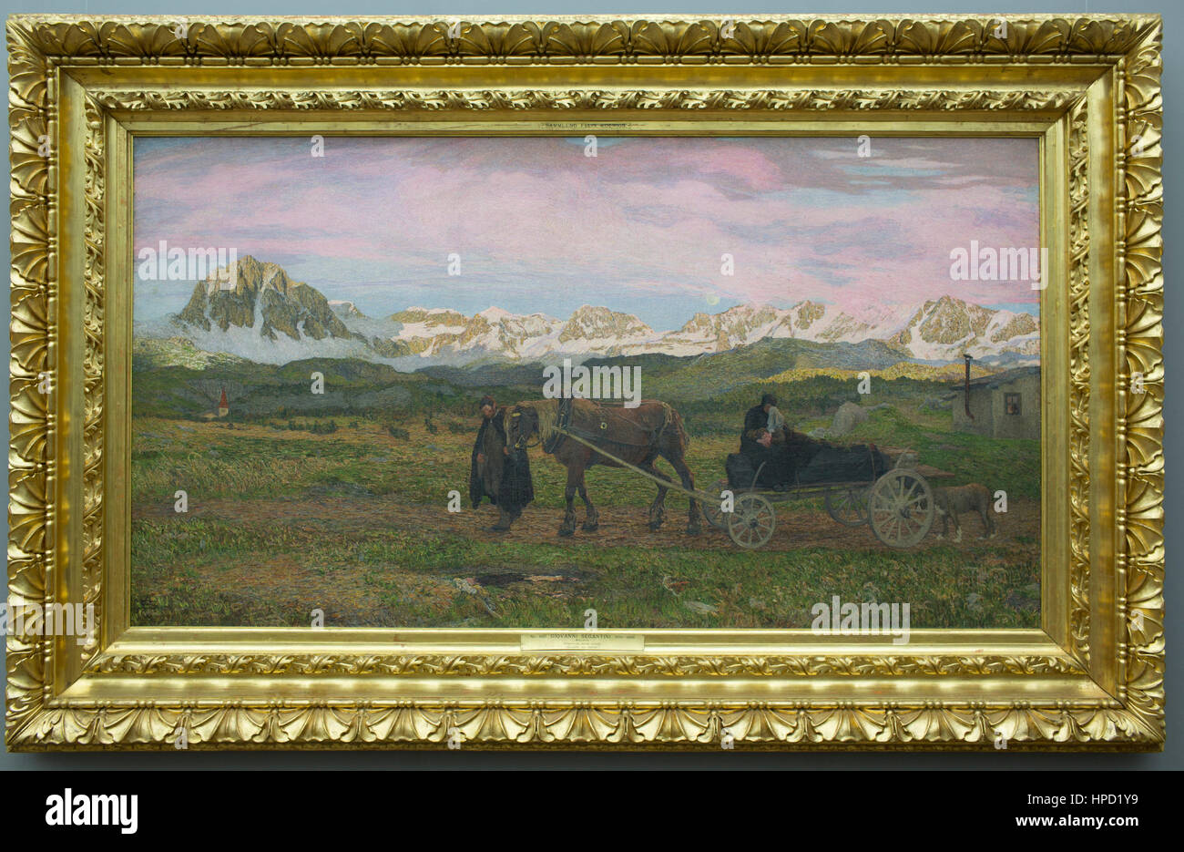 Giovanni segantini painting hi-res stock photography and images - Alamy