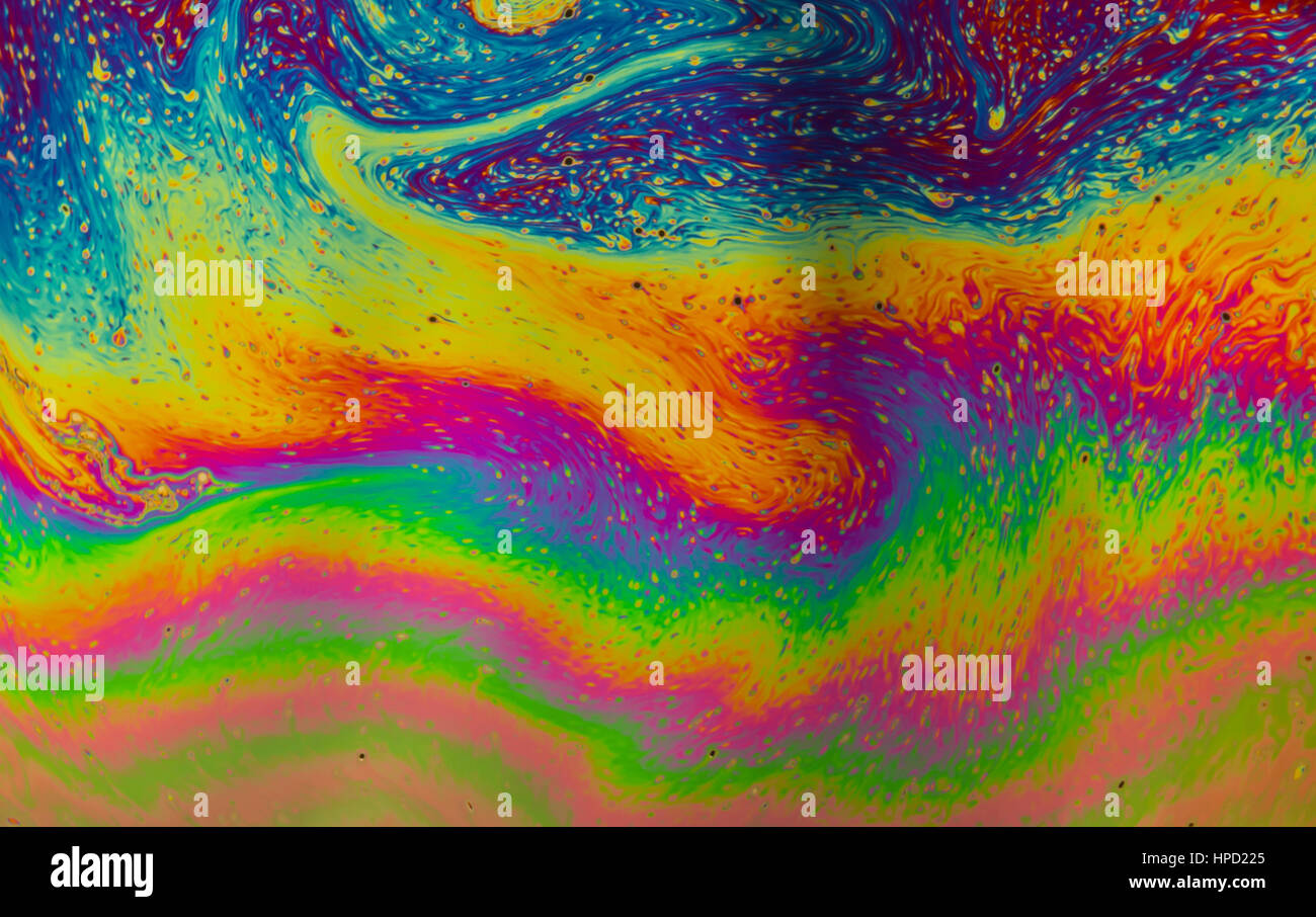 Soap film interference pattern hi-res stock photography and images - Alamy