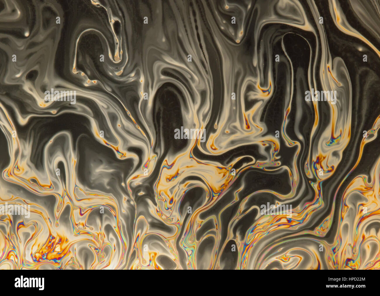 Soap bubble interference patterns hi-res stock photography and images ...