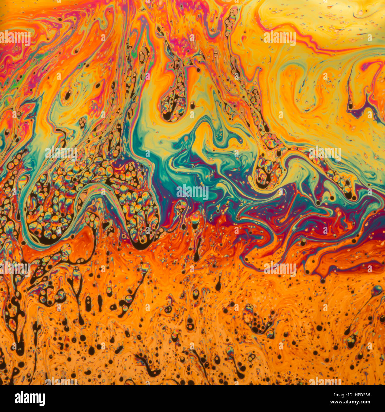 Soap film interference pattern hi-res stock photography and images - Alamy