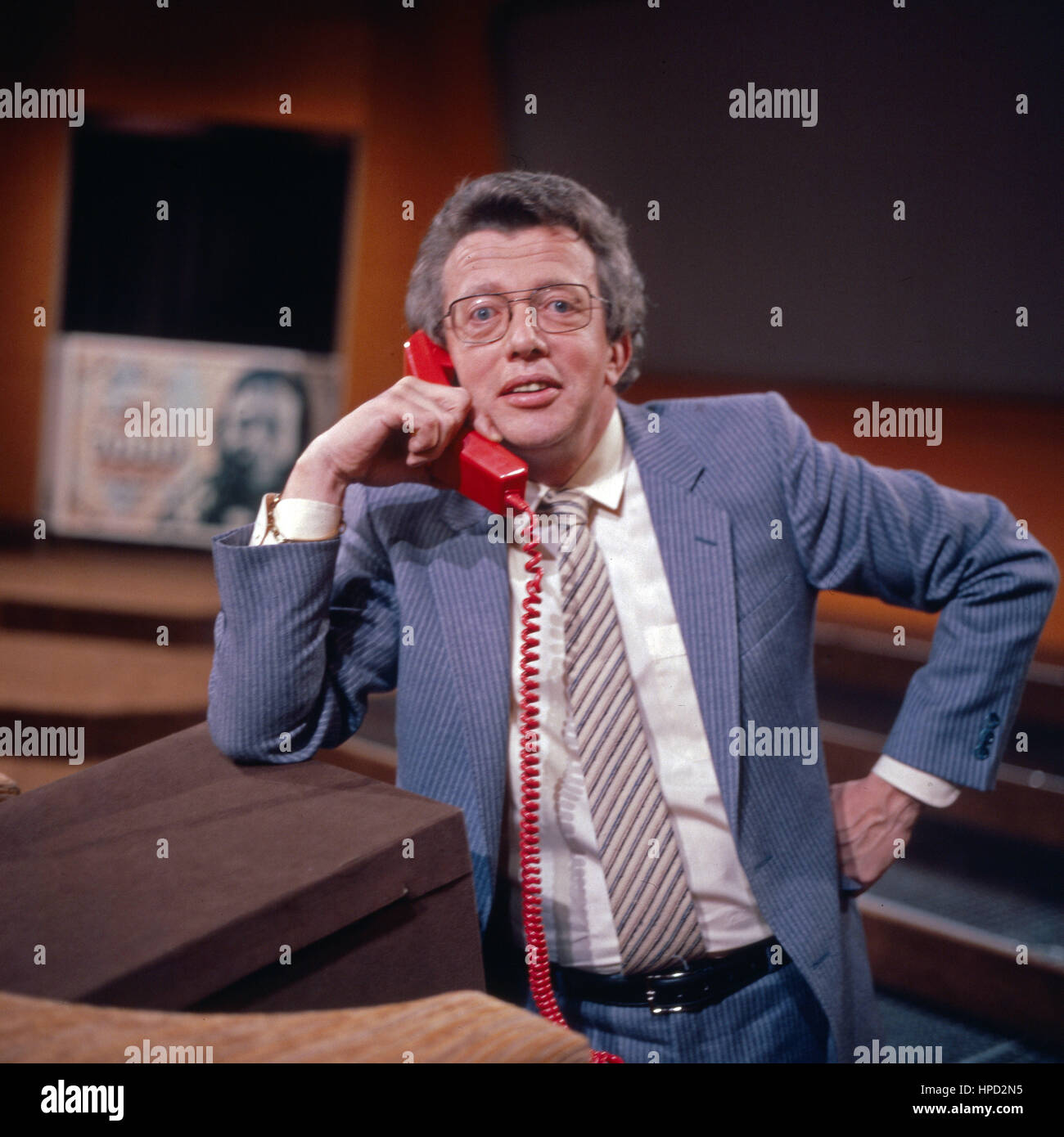 Die Pyramide, Quizshow mit Dieter Thomas Heck, Deutschland 1979 Stock ...