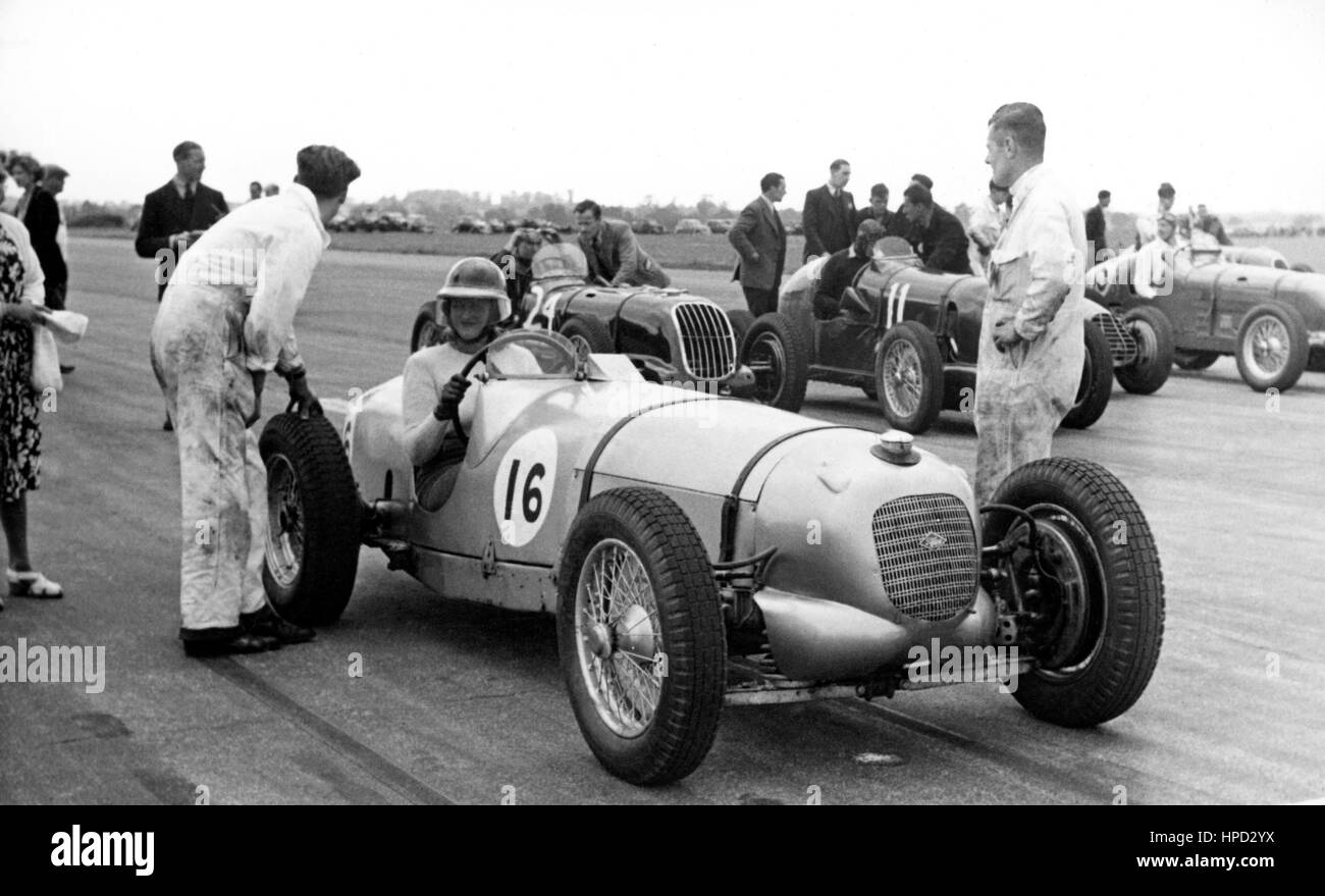 1950s Riley, Alta and ERA Start Silverstone Stock Photo - Alamy