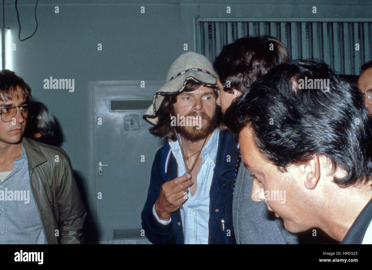 Extrembergsteiger Reinhold Messner bei der Ankunft am Flughafen München ...