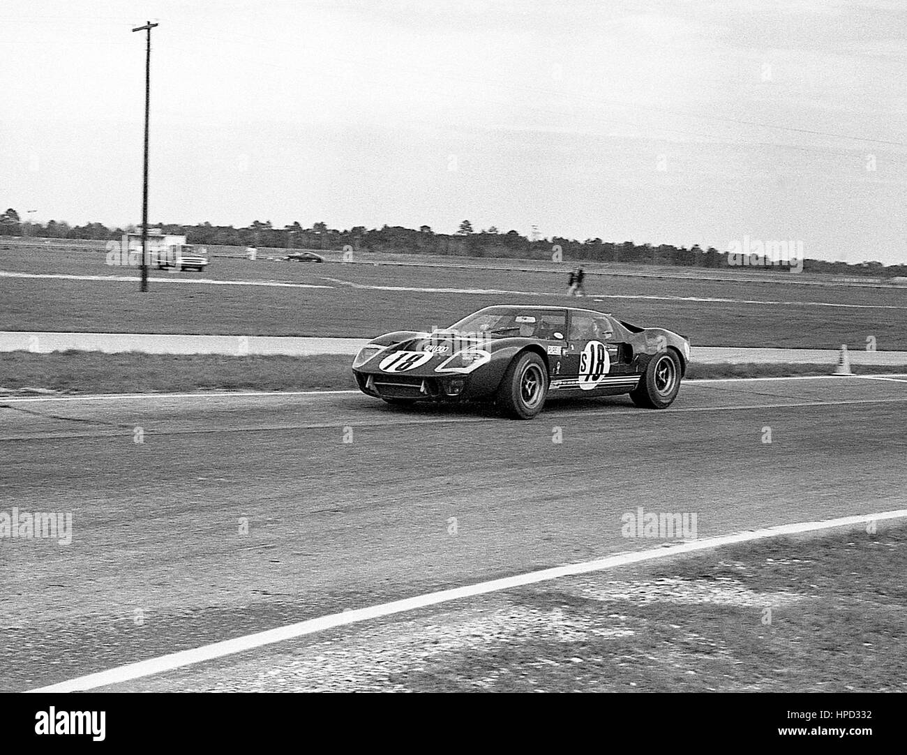 1968 David Piper GB Ford GT40 Sebring 12 Hours 16th Stock Photo - Alamy