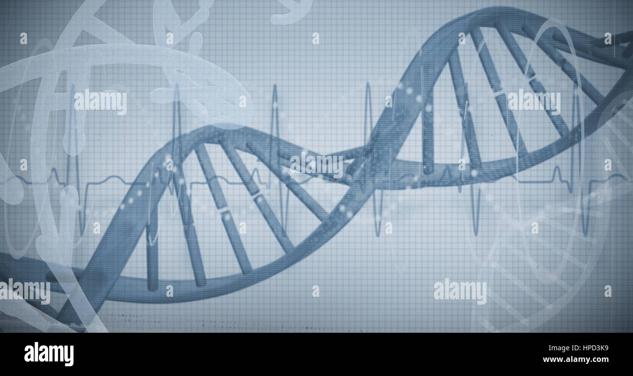 Red spiral dna pattern over white background Stock Photo - Alamy