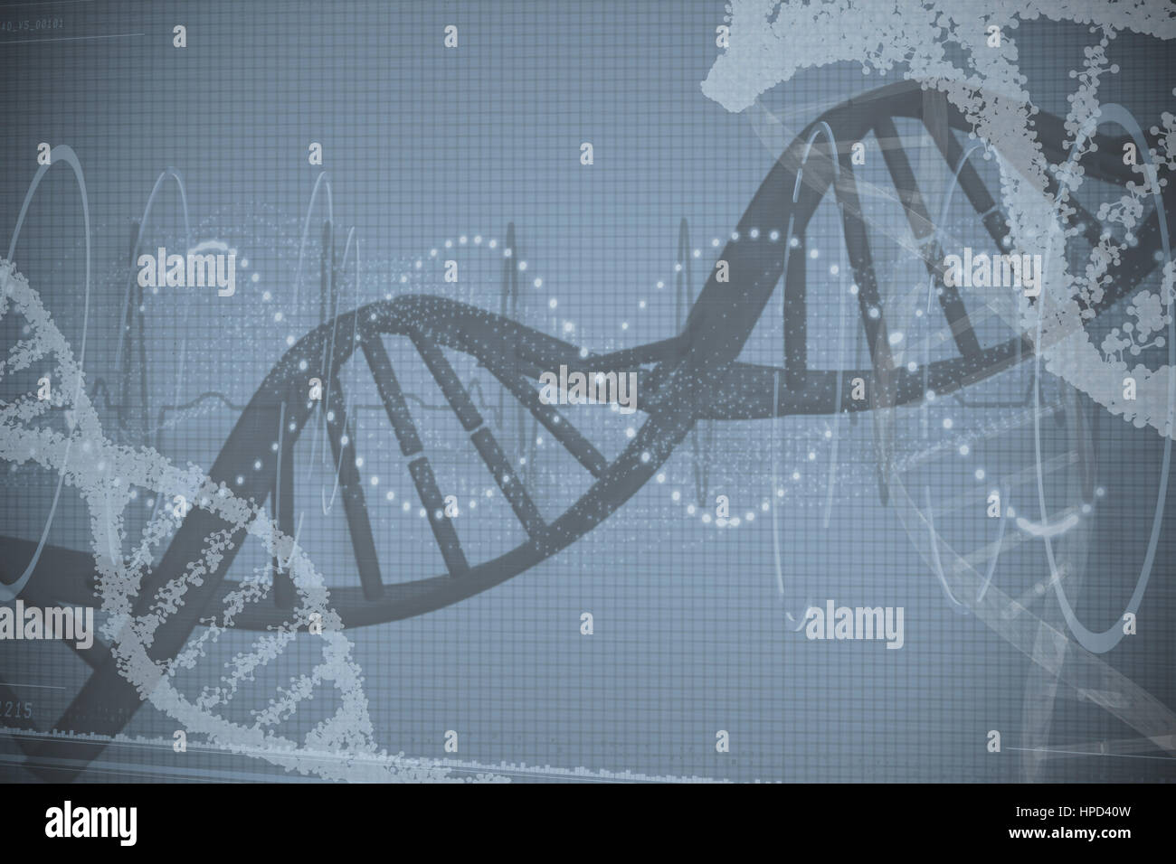 Red spiral dna pattern over white background Stock Photo - Alamy