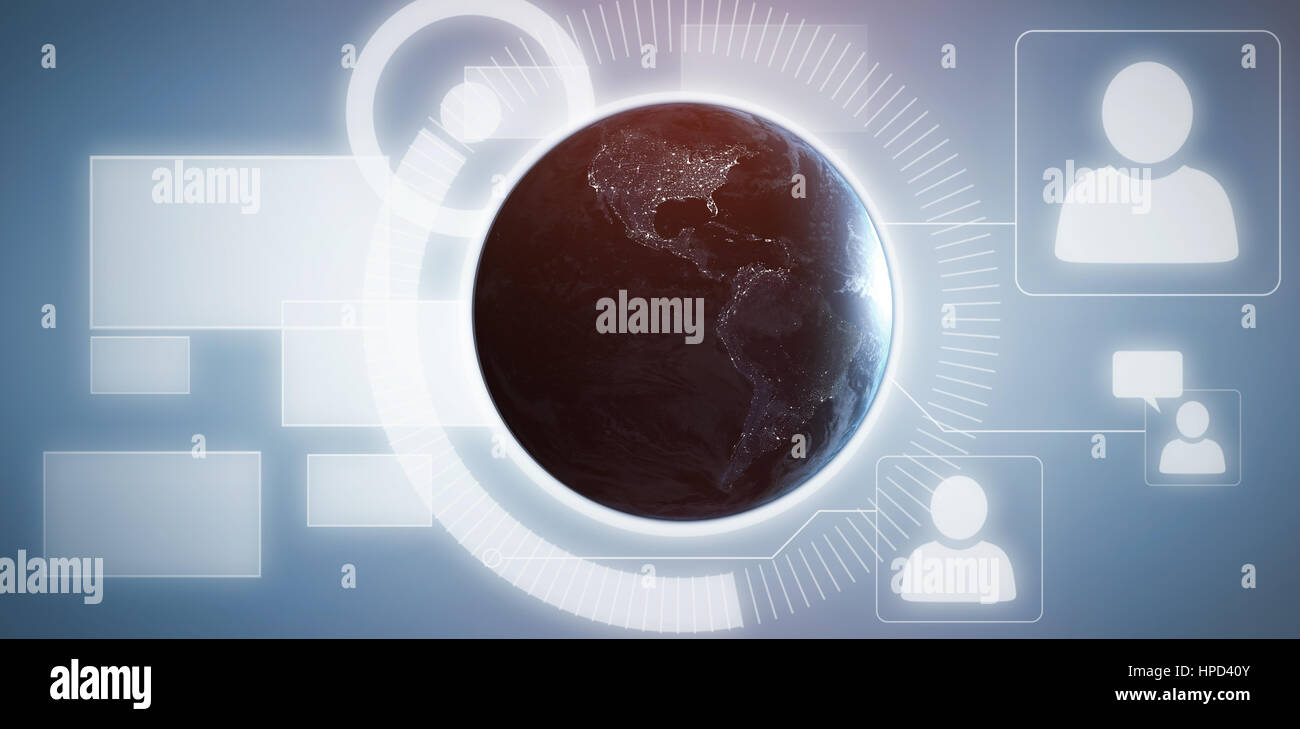 3d Earth with shadow on white background against grey vignette Stock ...