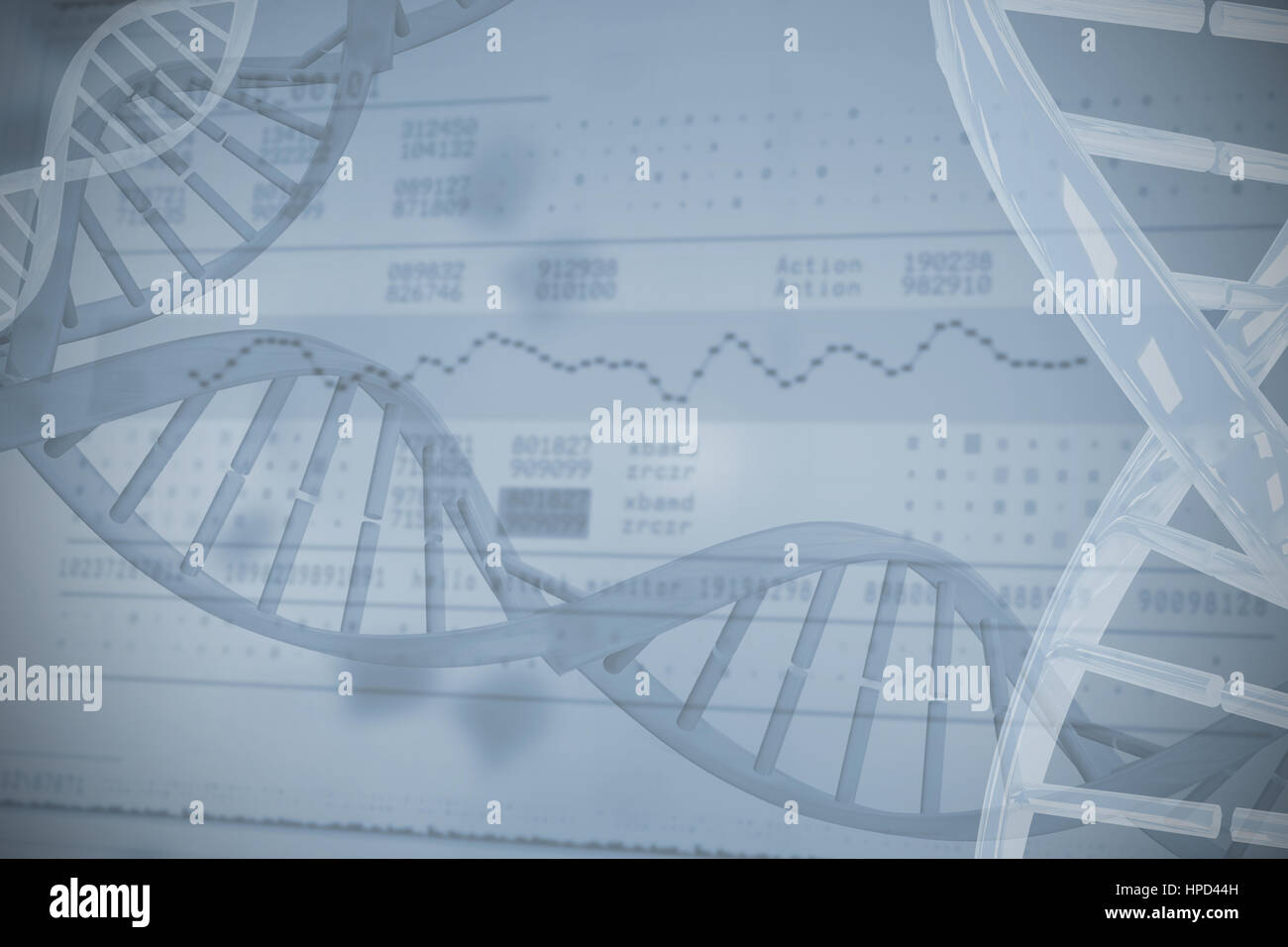Panoramic view of information data against white background Stock Photo ...