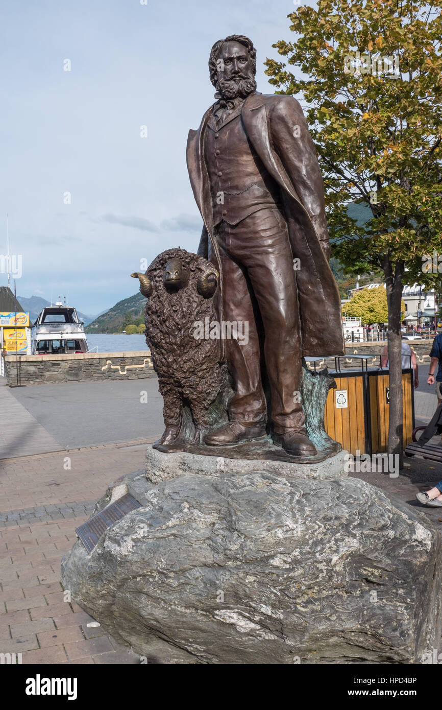 Statue to William Gilbert Rees, explorer and regarded as founder of ...