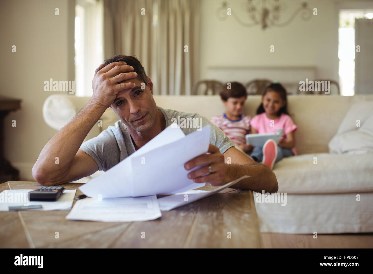 Tense man hi-res stock photography and images - Alamy