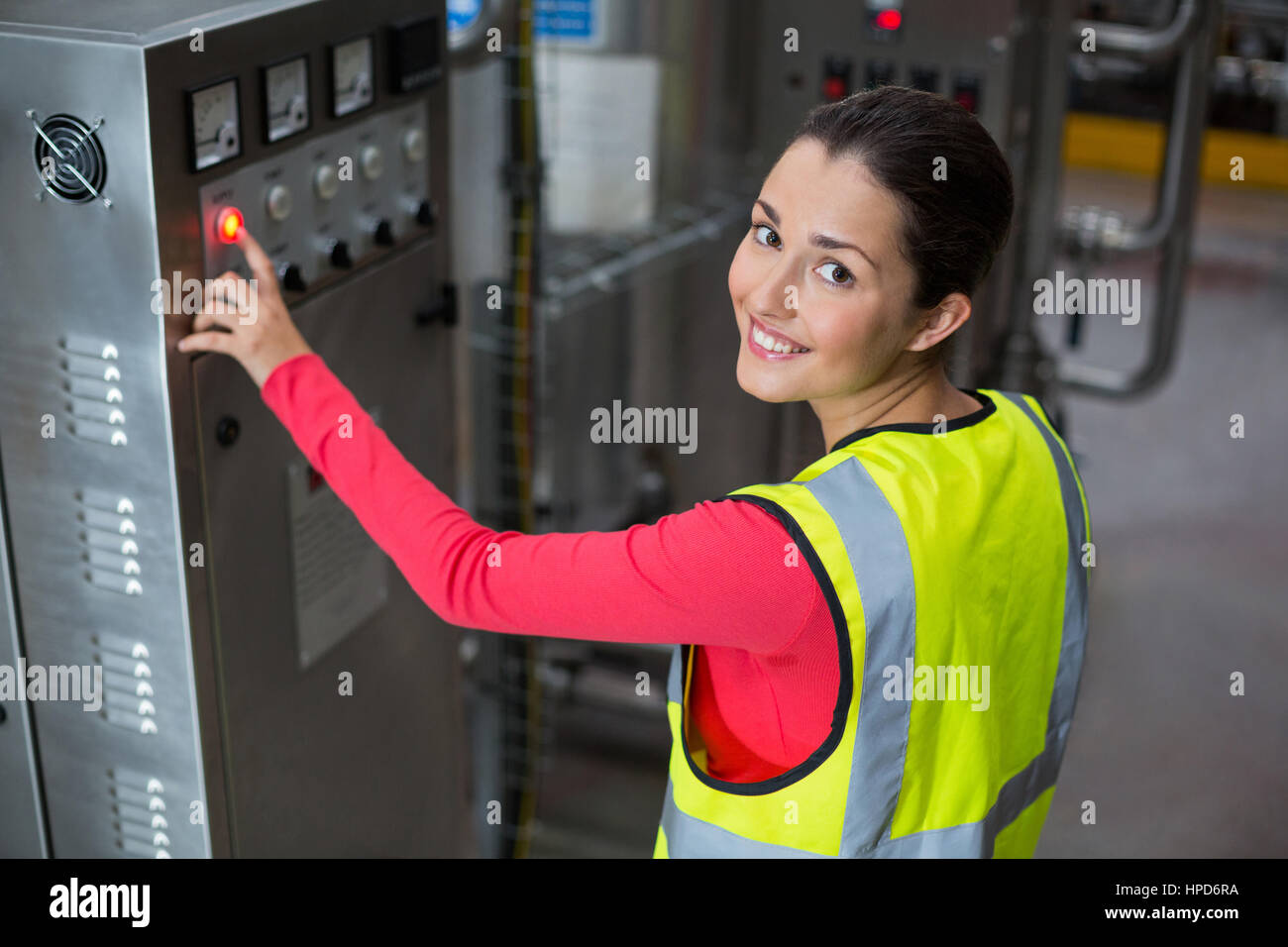 Attractive young machine operator hi-res stock photography and images ...