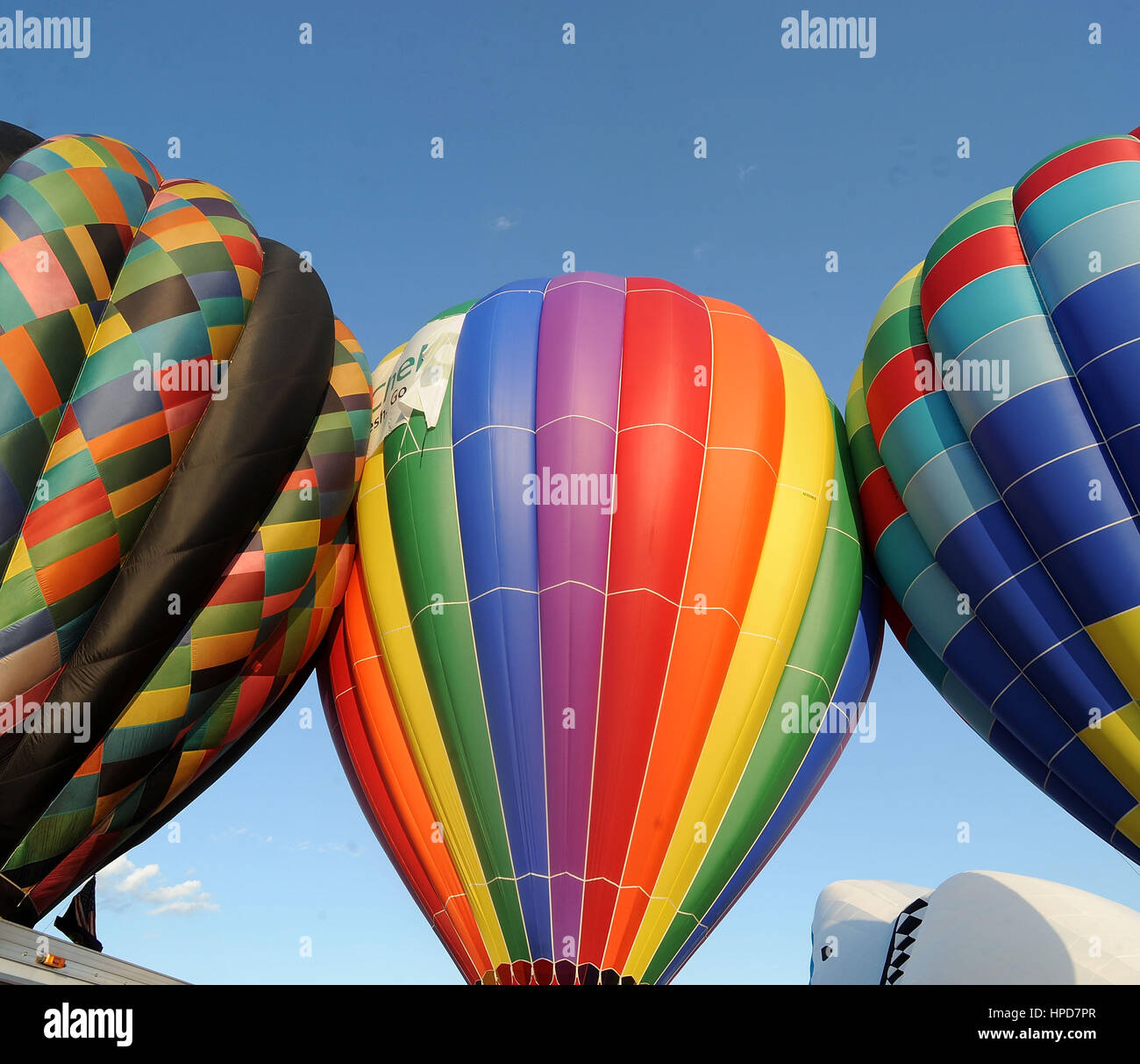 Hot air balloon chase car hi-res stock photography and images - Alamy
